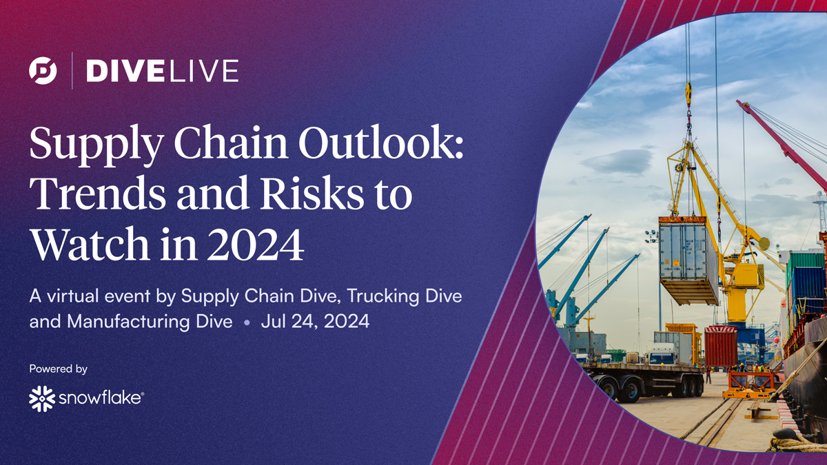 Supply Chain Trends to Watch in 2024 | Industry Dive Live